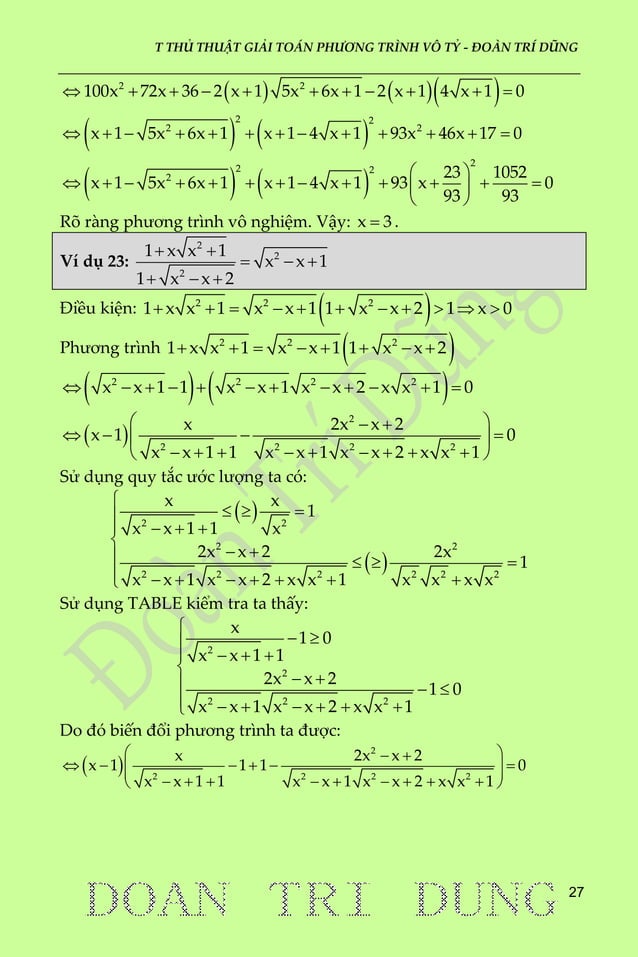Thu thuat giai toan ptvt doan tri dung | PDF