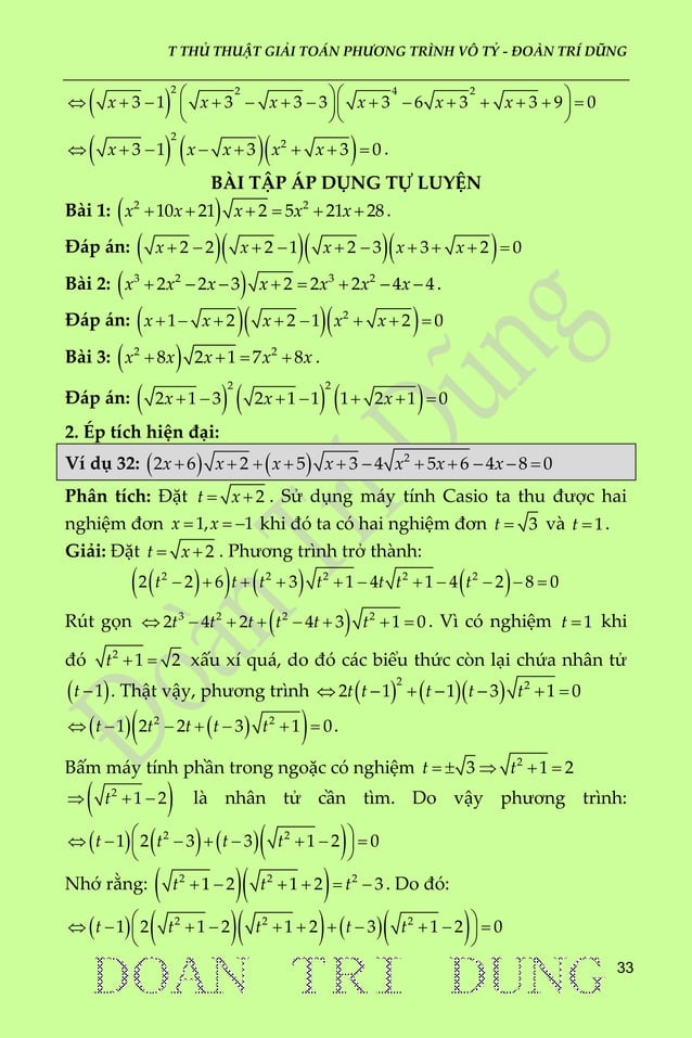 Thu thuat giai toan ptvt doan tri dung | PDF