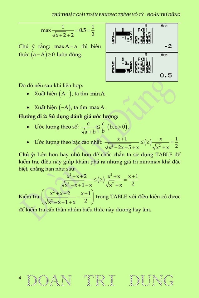 Thu thuat giai toan ptvt doan tri dung | PDF