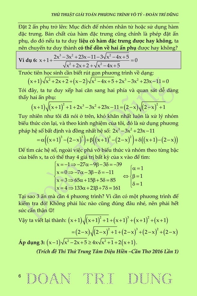 Thu thuat giai toan ptvt doan tri dung | PDF