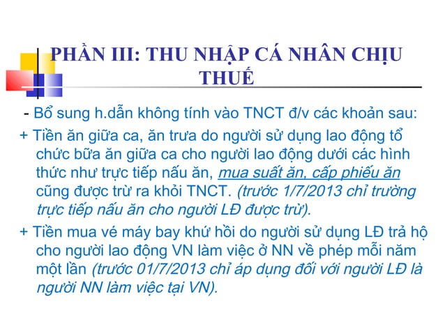 Thuế thu nhập cá nhân TNCN | PPT