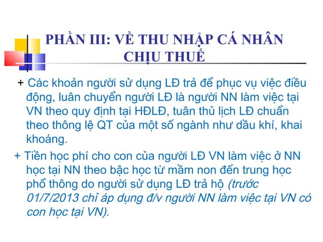 Thuế thu nhập cá nhân TNCN | PPT