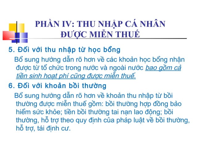 Thuế thu nhập cá nhân TNCN | PPT