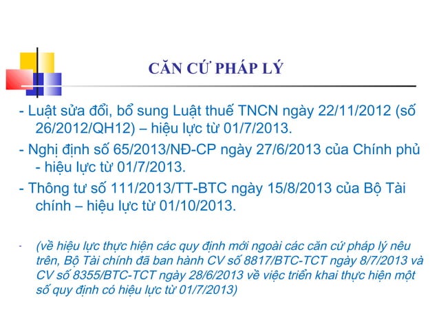 Thuế thu nhập cá nhân TNCN | PPT