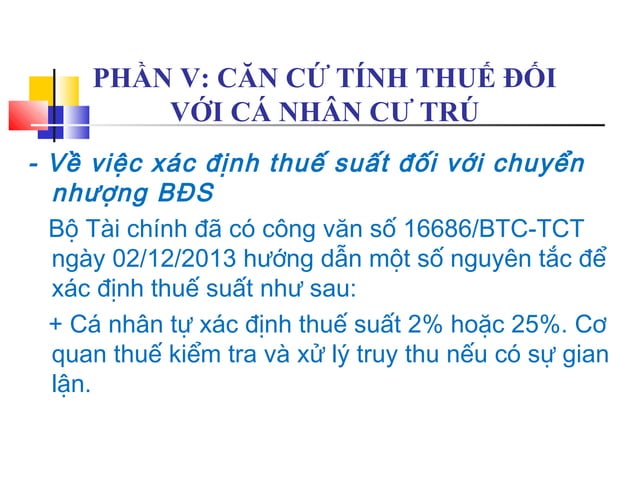 Thuế thu nhập cá nhân TNCN | PPT