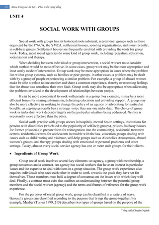 Thuật ngữ chuyên ngành ctxh | PDF