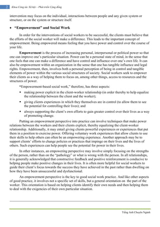 Thuật ngữ chuyên ngành ctxh | PDF