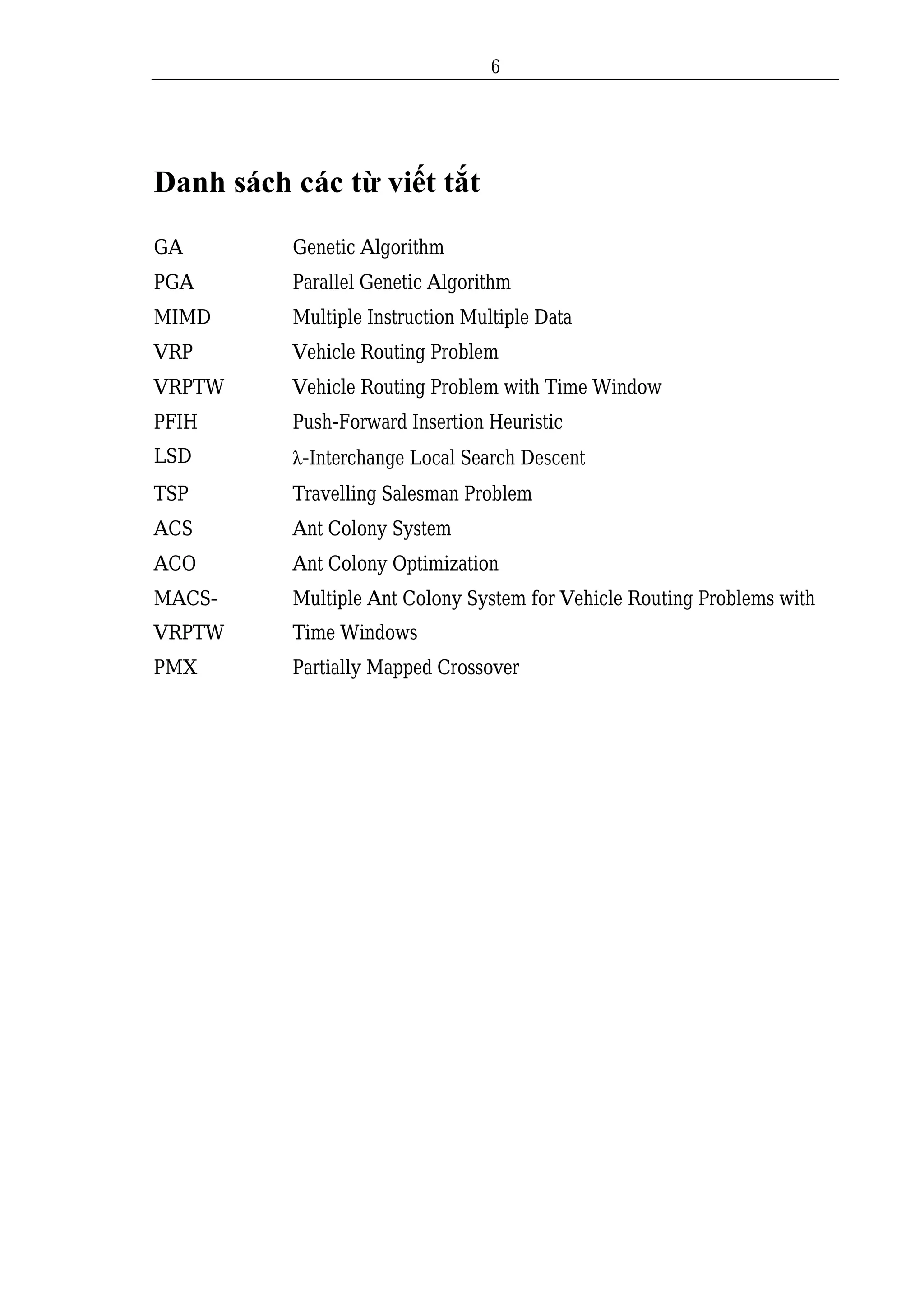 Thuật toán di truyền song song giải bài toán VRP (Vehicle routing ...