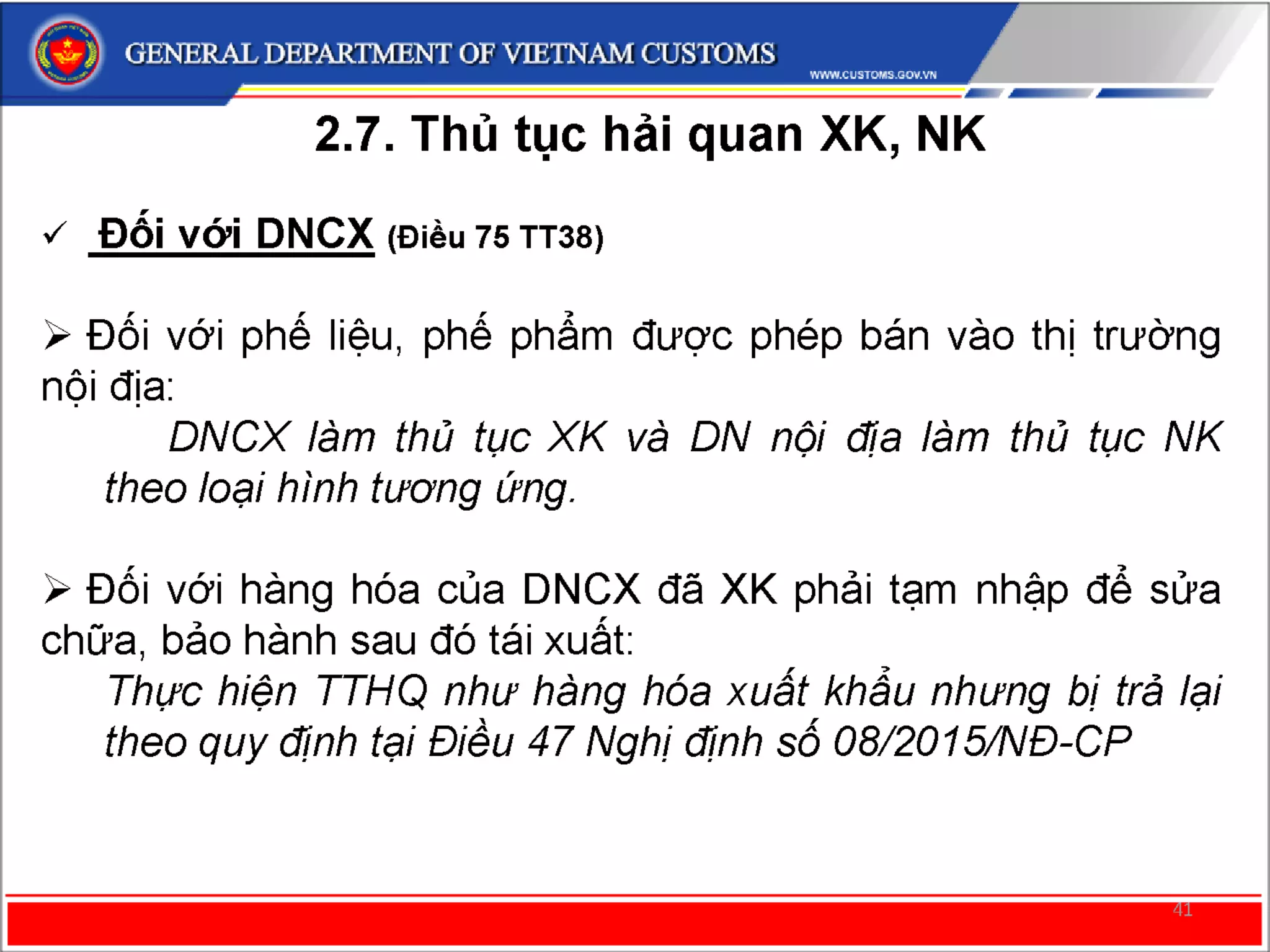 Thu tuc hq gia cong sxxk-che xuat | PPT