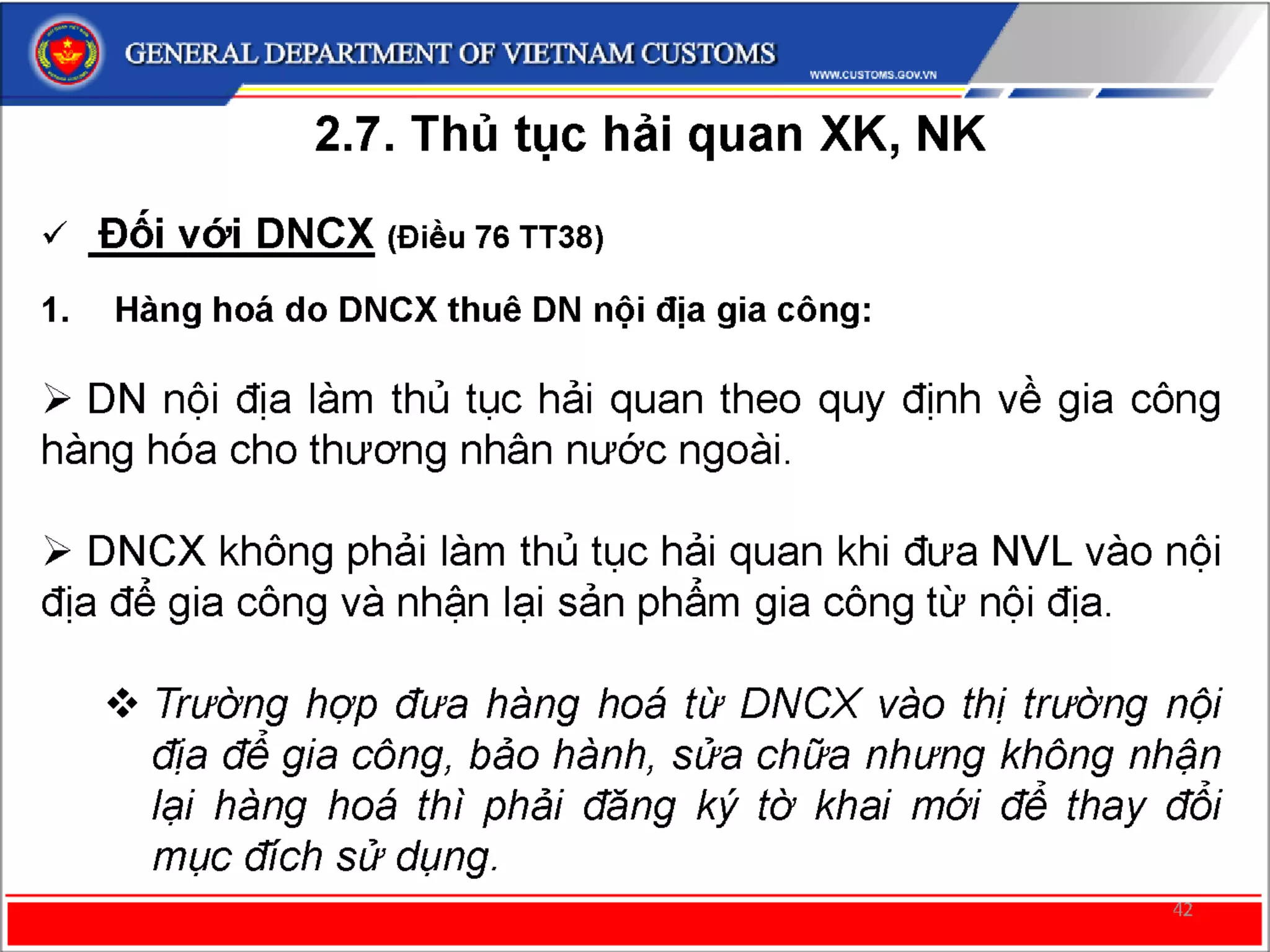 Thu tuc hq gia cong sxxk-che xuat | PPT