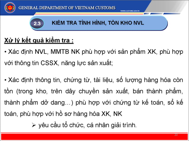 Thu tuc hq gia cong sxxk-che xuat | PPT