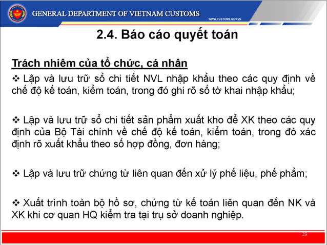 Thu tuc hq gia cong sxxk-che xuat | PPT