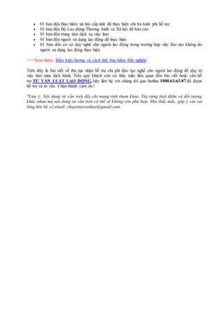 Thủ tục nhận hỗ trợ chi phí đào tạo nghề cho người lao động để duy trì việc làm mùa dịch bệnh | PDF