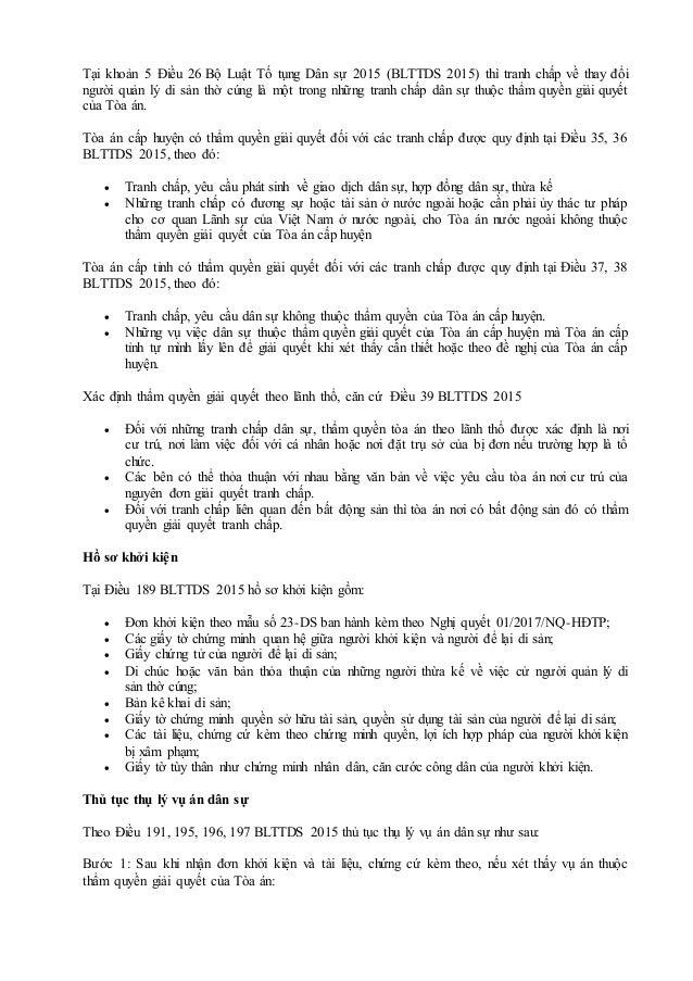 Thủ tục thay đổi người quản lý di sản thờ cúng | DOC