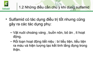Thu y c1. thuốc kháng sinh sulfamid | PPT