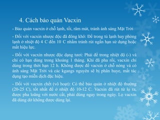 Thu y c1. vacxin sử dụng trong thú y | PPTX