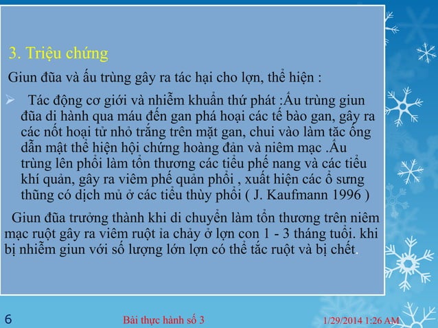 Thu y c3. bệnh giun đũa lợn | PPT