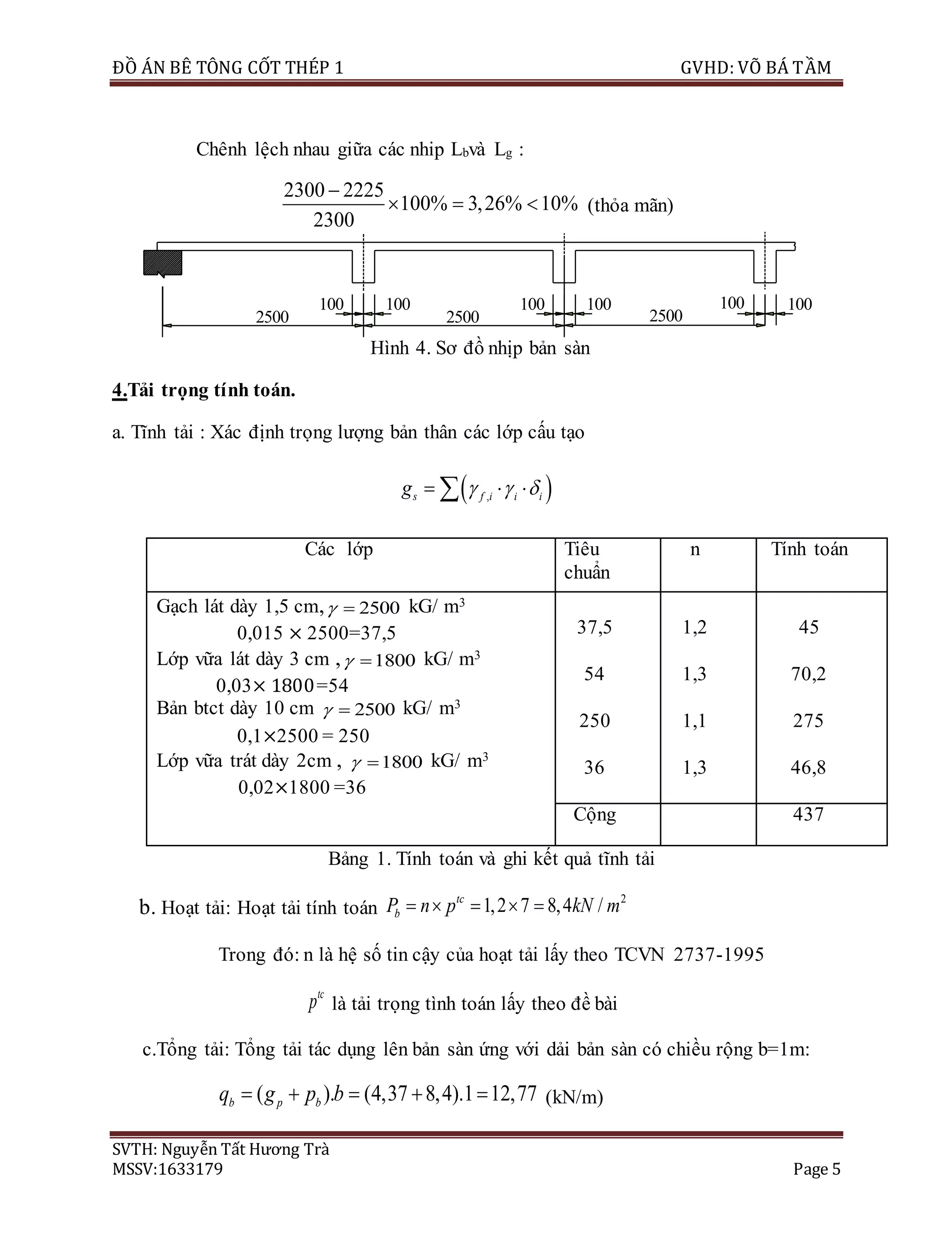 Thuyet minh-do-an-be-tong-cot-thep-1 | DOCX