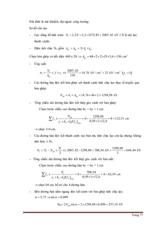 thuyết minh đồ án thép 2 | DOCX