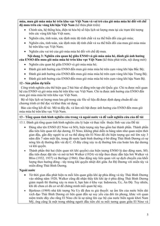 Ảnh hưởng của ENSO đến dao động của mưa gió mùa mùa hè | PDF