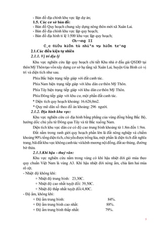 Khu nha o thon My Thon - Xuan Lai - Gia Binh - Bac Ninh | DOC