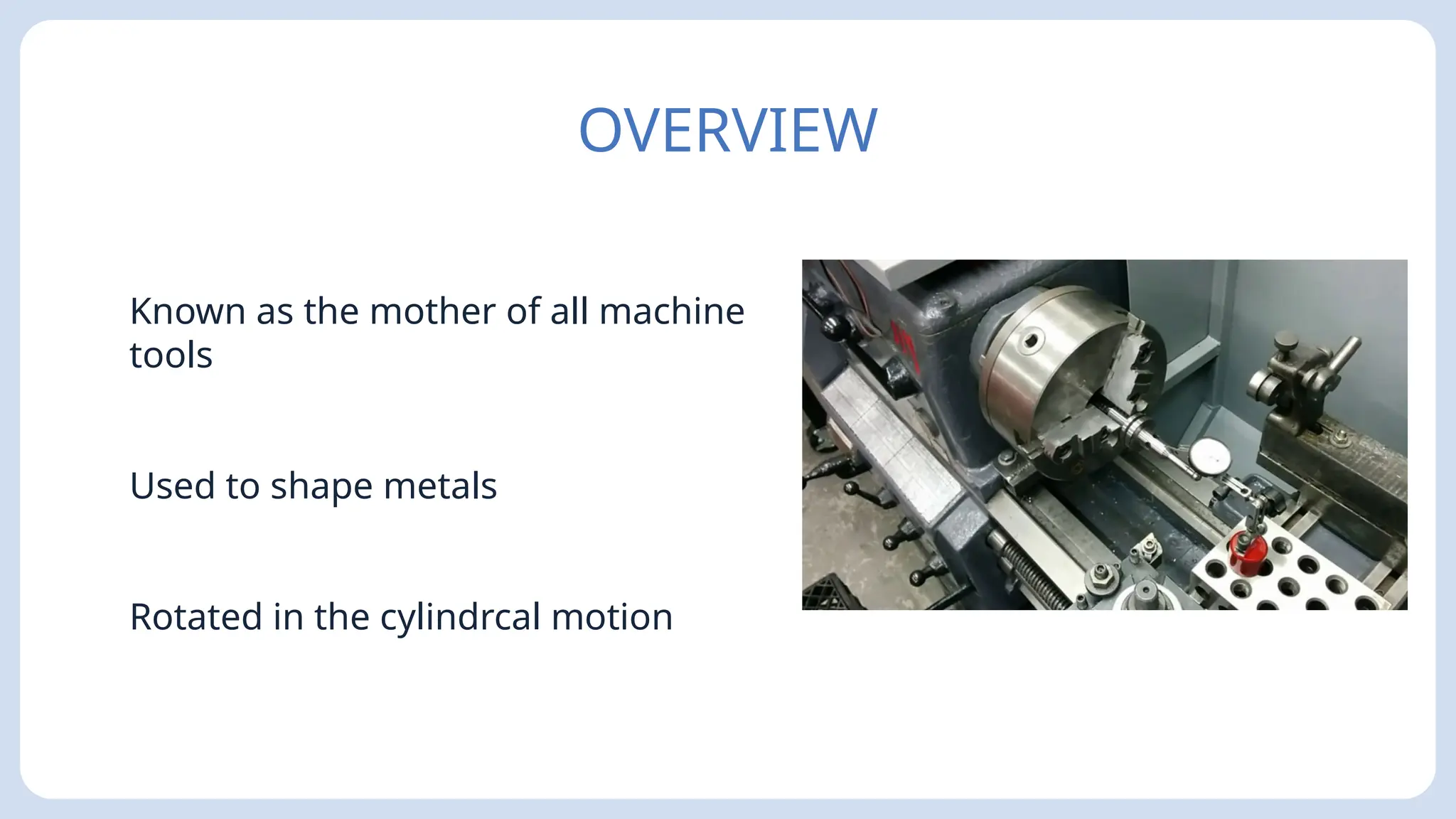 Introduction of lathe machine by our group | PPTX