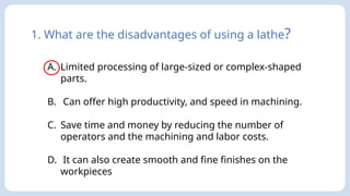 Introduction of lathe machine by our group | PPT