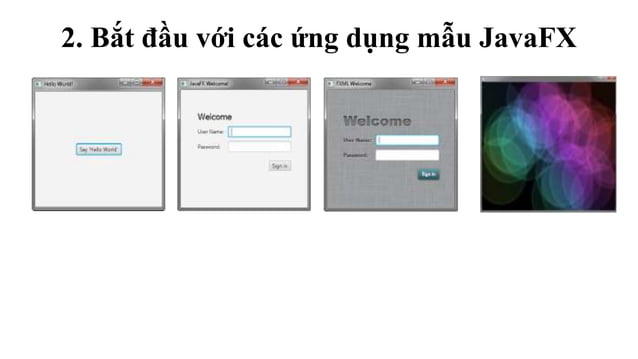 Thuyet trinh java fx | PPTX