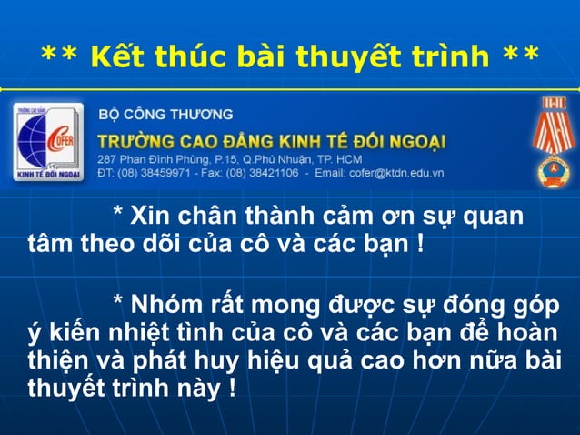 Thuyet trinh nhom' | PPT