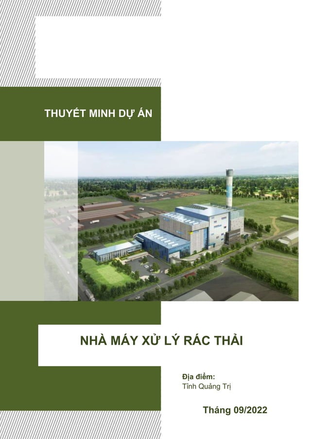 Thuyết minh dự án nhà máy xử lý rác thải | DOCX