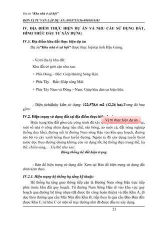 Thuyết minh dự án nhà ở xã hội www.duanviet.com.vn/0918755356 | DOCX