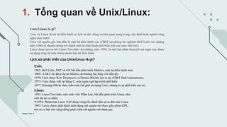 Thuyết trình tìm hiểu về Unix Lunix Nhóm13.pptx