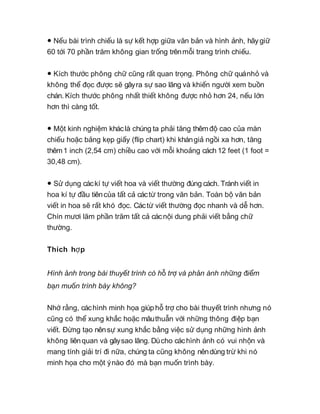 Thuyết trình với tác động hình ảnh | DOC