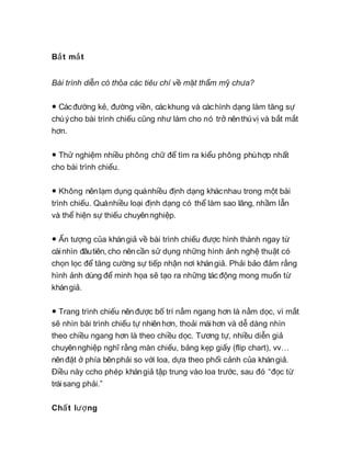 Thuyết trình với tác động hình ảnh | DOC