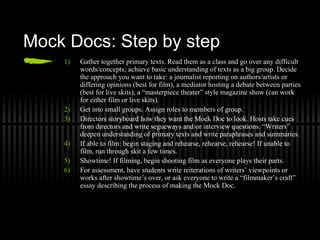 Using Media Arts to Build Literacy Skills, with Children's Media Project | PPT