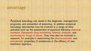 Thxicological analysis | PPTX