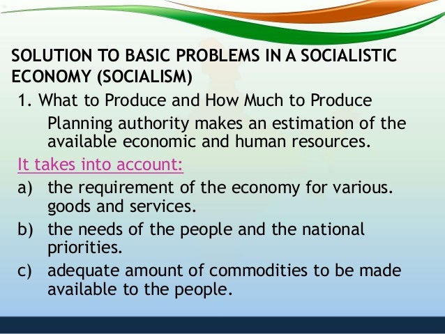 Solving Basic Economic Problems