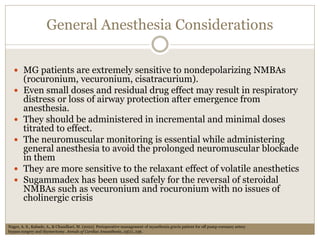 Thymectomy Perioperative Management of Myasthenia Gravis.pptx