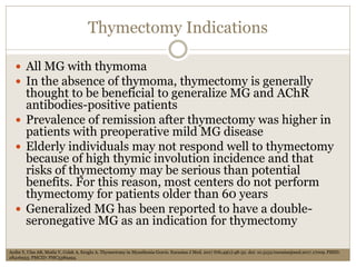 Thymectomy Perioperative Management of Myasthenia Gravis.pptx