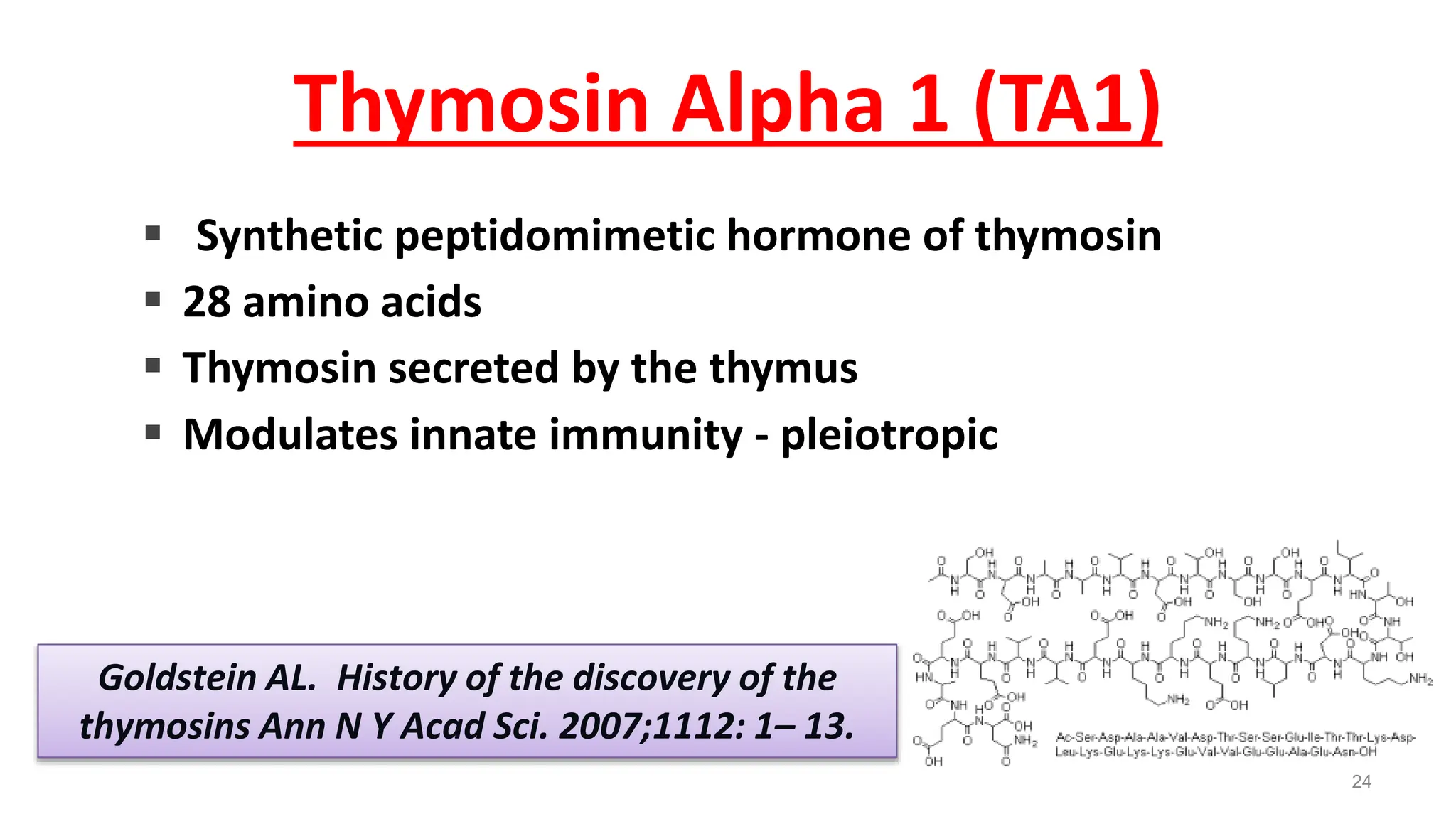 Thymosin Alpha 1 in Recurrent Implantation Failure : Dr Sharda Jain | PPTX