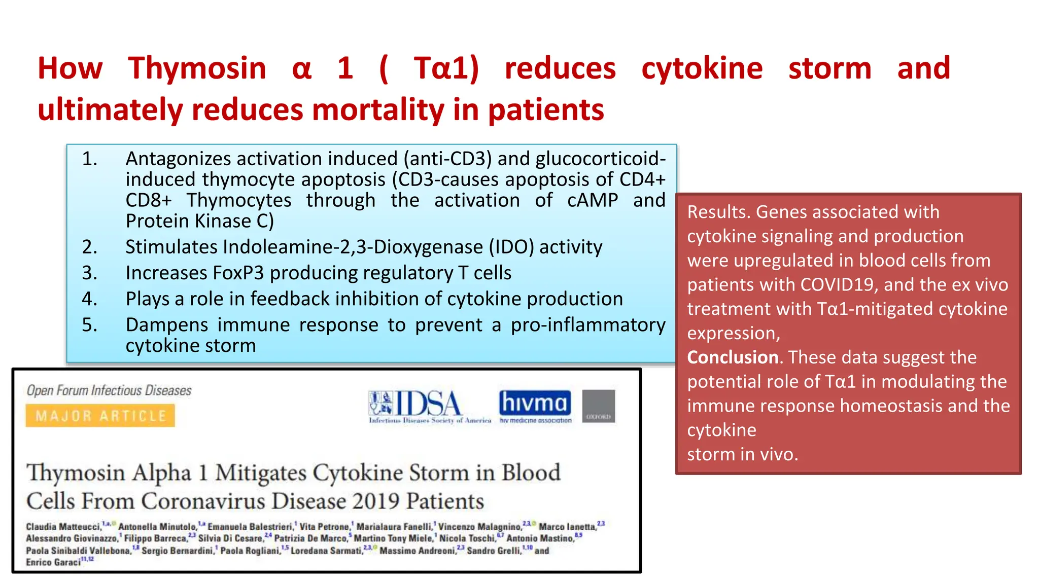 Thymosin Alpha 1 in Recurrent Implantation Failure : Dr Sharda Jain | PPTX