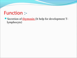 ppt on Thymus | PPT