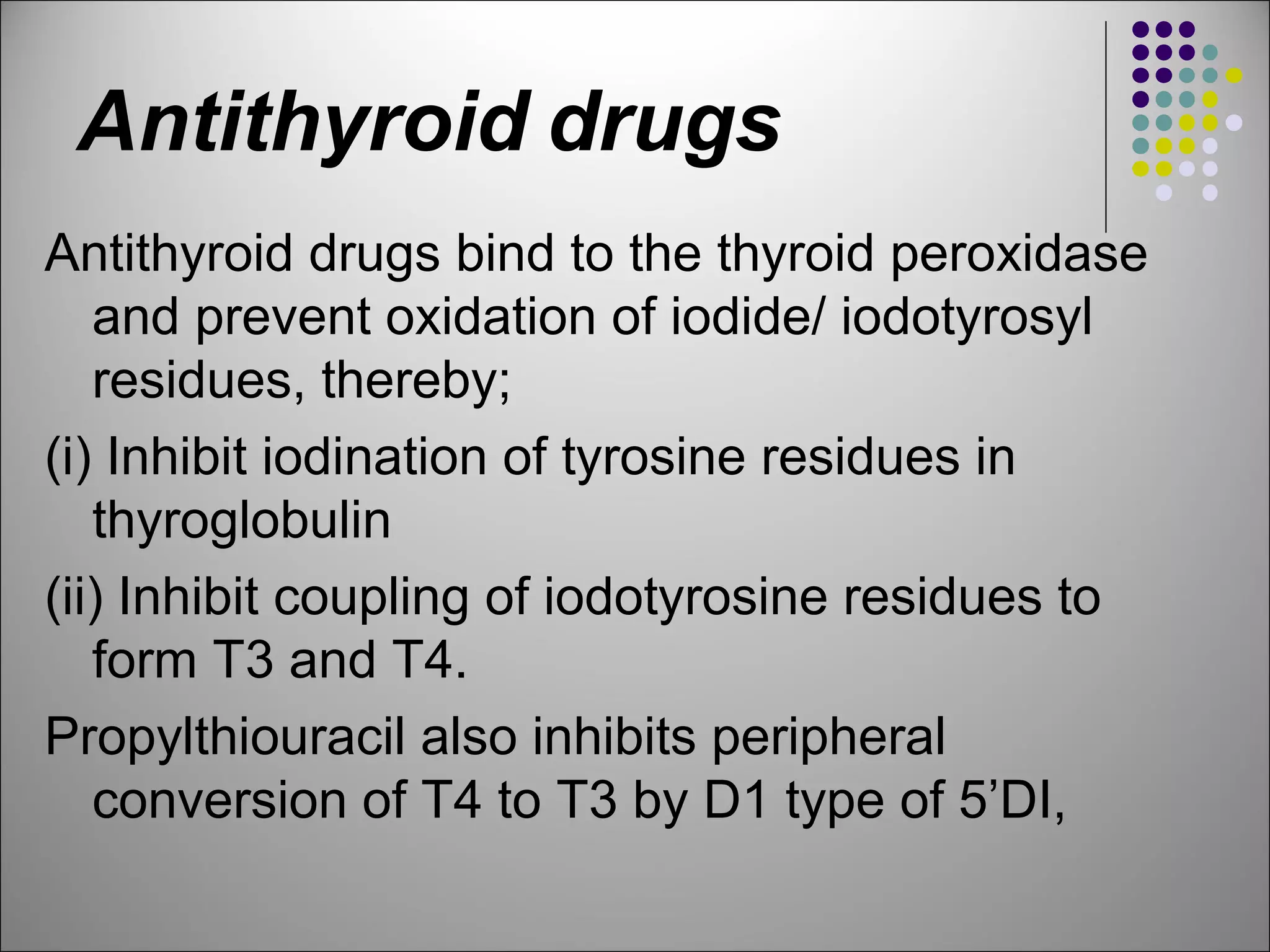 Thyoid hormones and thyroid inhibitors | PPT