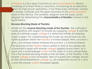 Thyrister/SCR | PPT