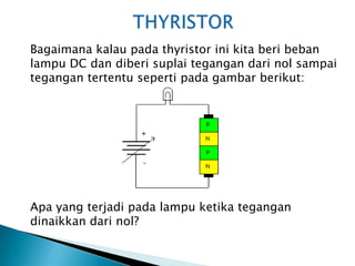 Thyristor | PPTX