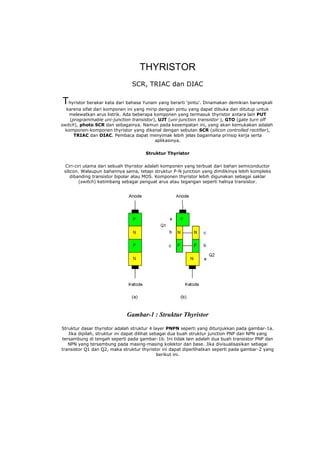 Thyristor | PDF