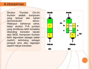 Thyristor | PPTX