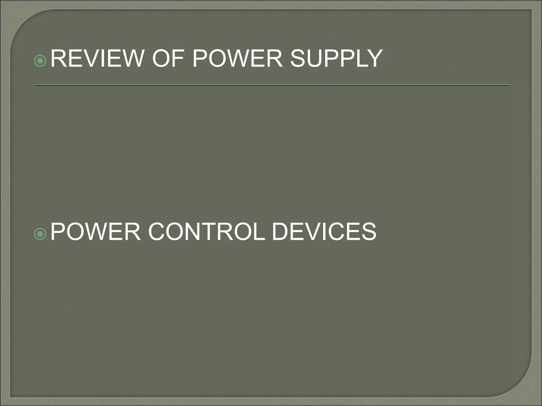 THYRISTOR.ppt | Consumer Electronics | Technology & Computing