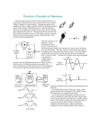 Thyristor basics | PDF