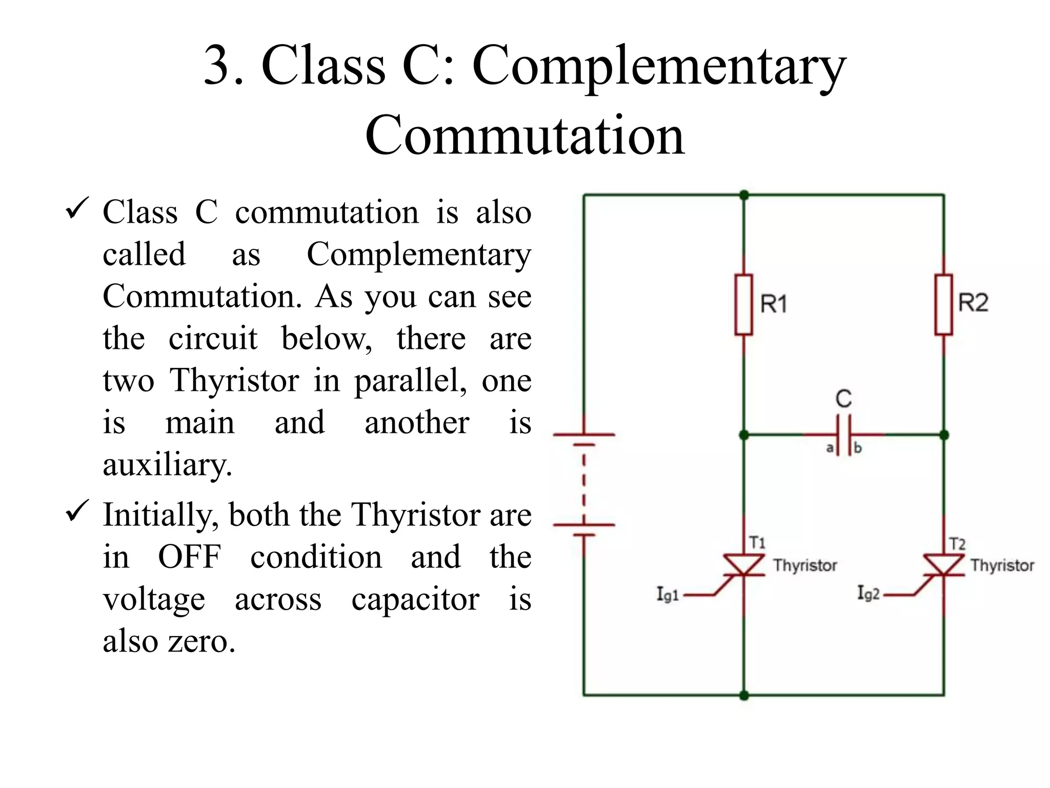 Thyristor commutation techniques | PPTX